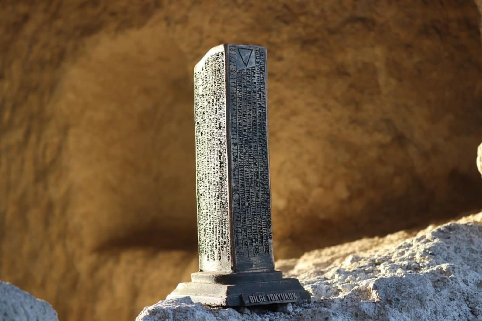 Orkhon Inscriptions Set of 3 Trinket, Old Turkic Alphabet, Kul Tigin ...