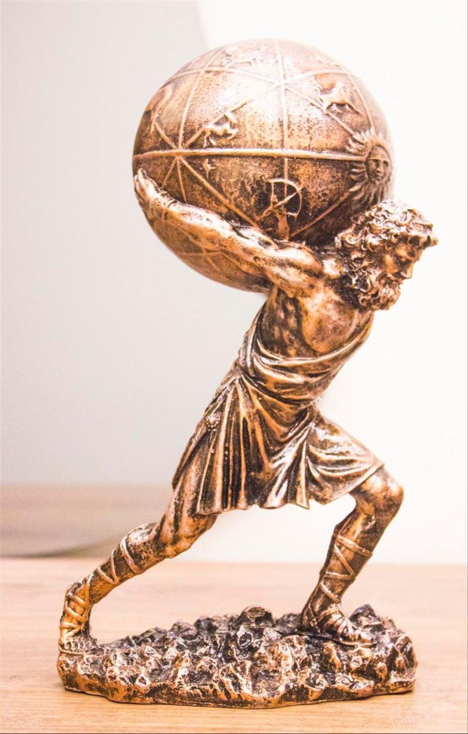 Estatua del Atlas estatua del Gran Dios Dios de la | Etsy