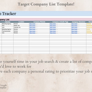 Job Application Tracker, Job Tracker, Job Interview Tracker, Job Search ...