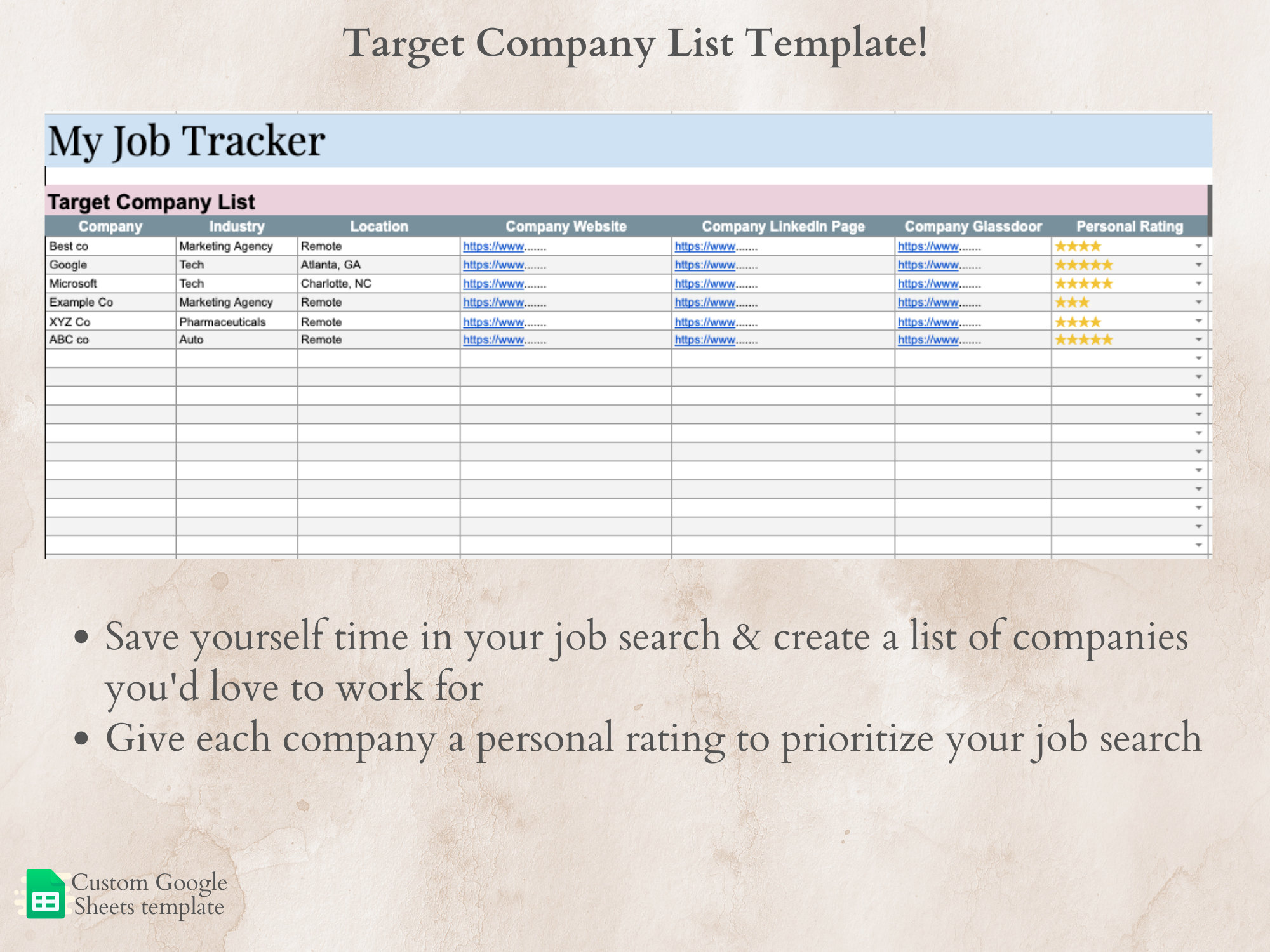 Job Application Tracker, Job Tracker, Job Interview Tracker, Job Search ...