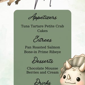 Dinosaur Birthday Invitation, Personalized Invite for Boys Girls, Dino ...