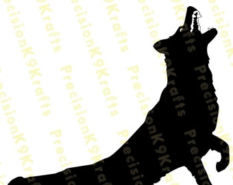 German Shepherd Jumping Svg - Etsy