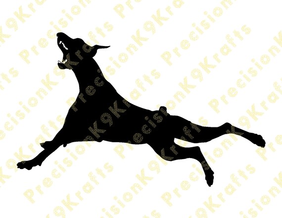 Doberman Pinscher Dobie Dock Jumping Svg - Etsy