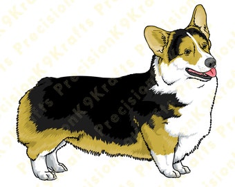 31 Pembroke Welsh Corgi PNG Clipart, Watercolor Welsh Corgi Portrait ...