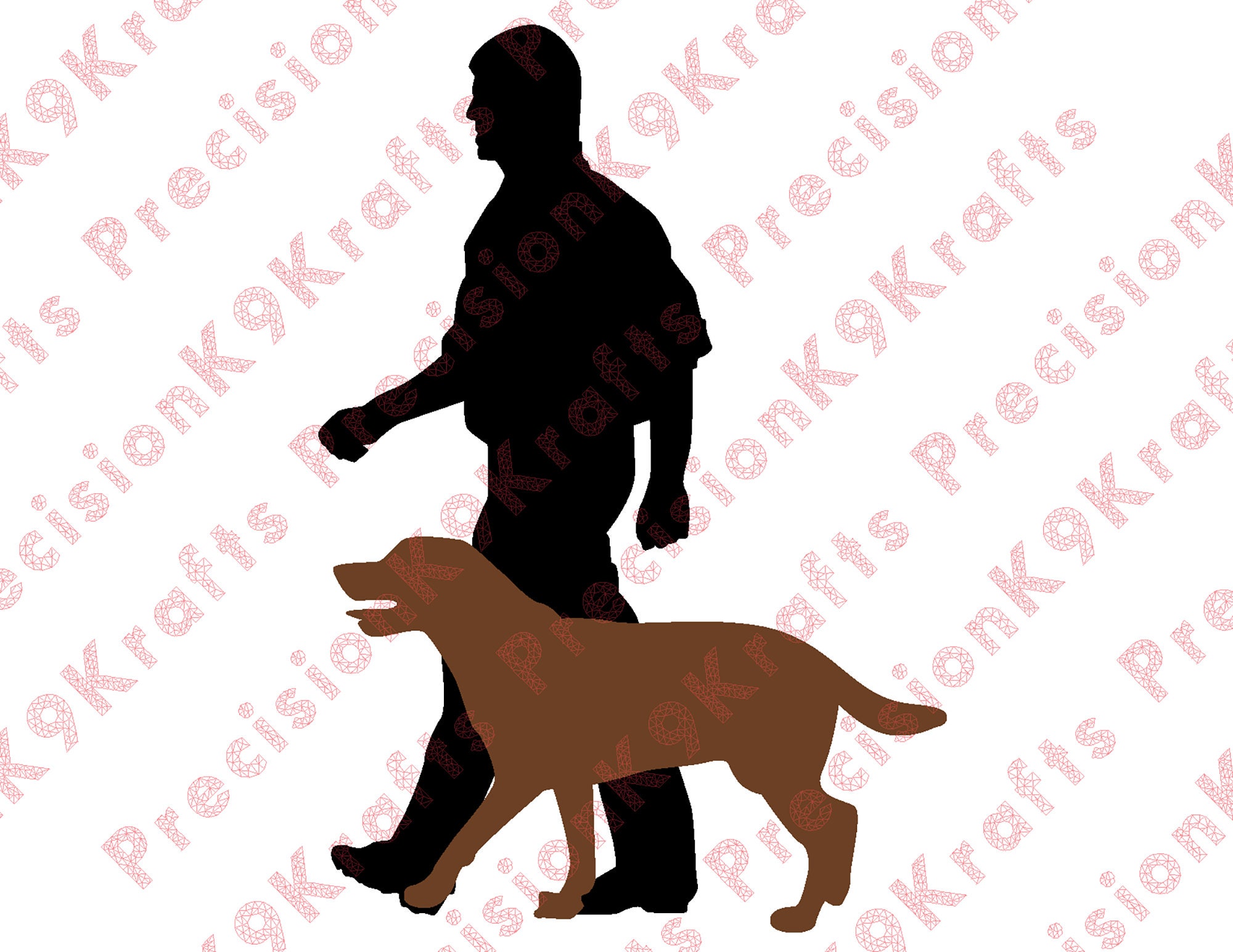 Man Heeling Labrador, Obedience, Svg, - Etsy