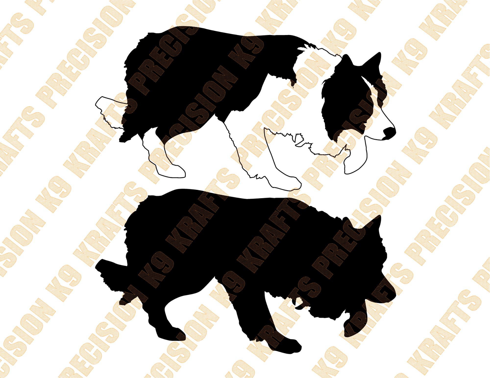 Border Collie, Dxf, Eps, Ai, Png, Svg - Etsy