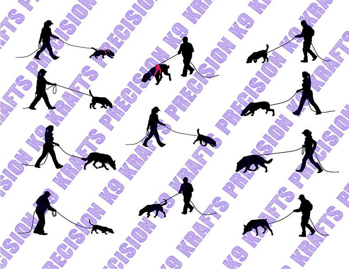 Scent Work Dog Breeds SVG Clipart: Tracking Handlers (digital Download ...