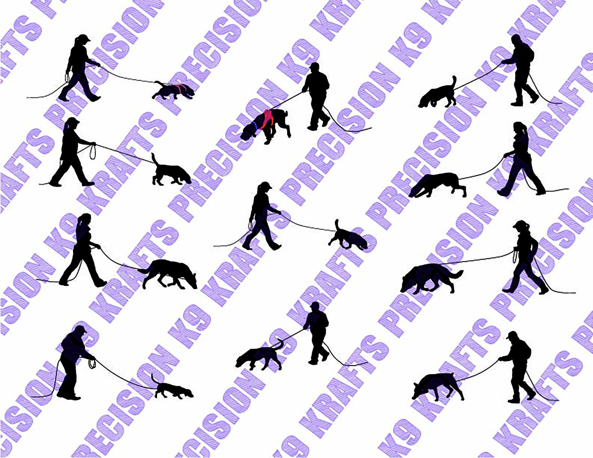 Scent Work Dog Breeds SVG Clipart: Tracking Handlers (digital Download ...