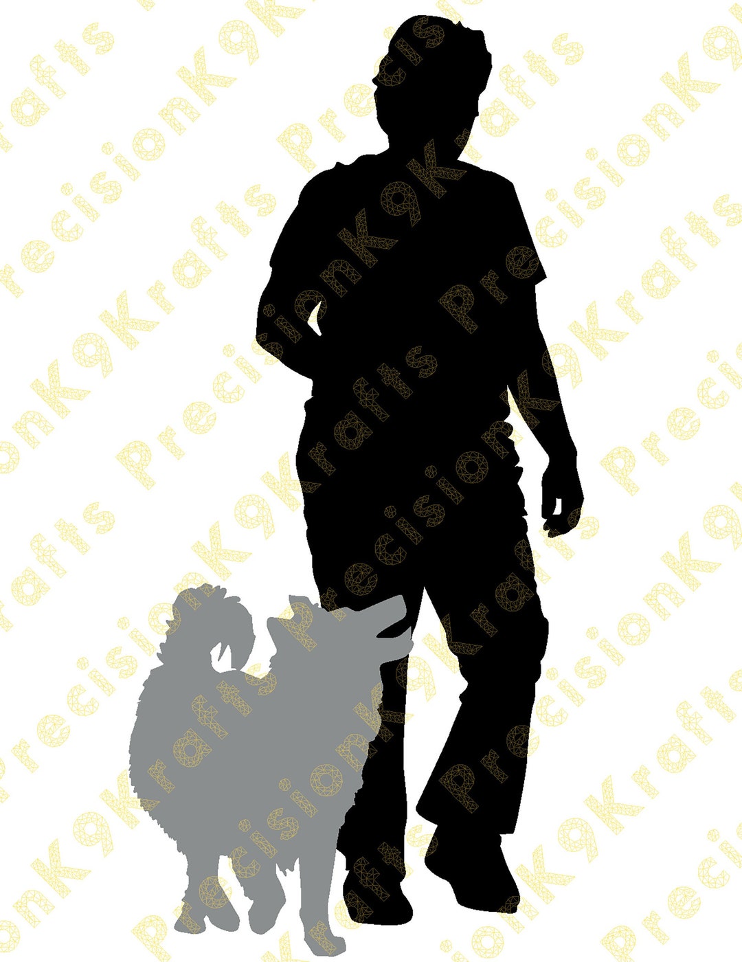 Lady Heeling With Sheltie, Obedience, Svg, - Etsy