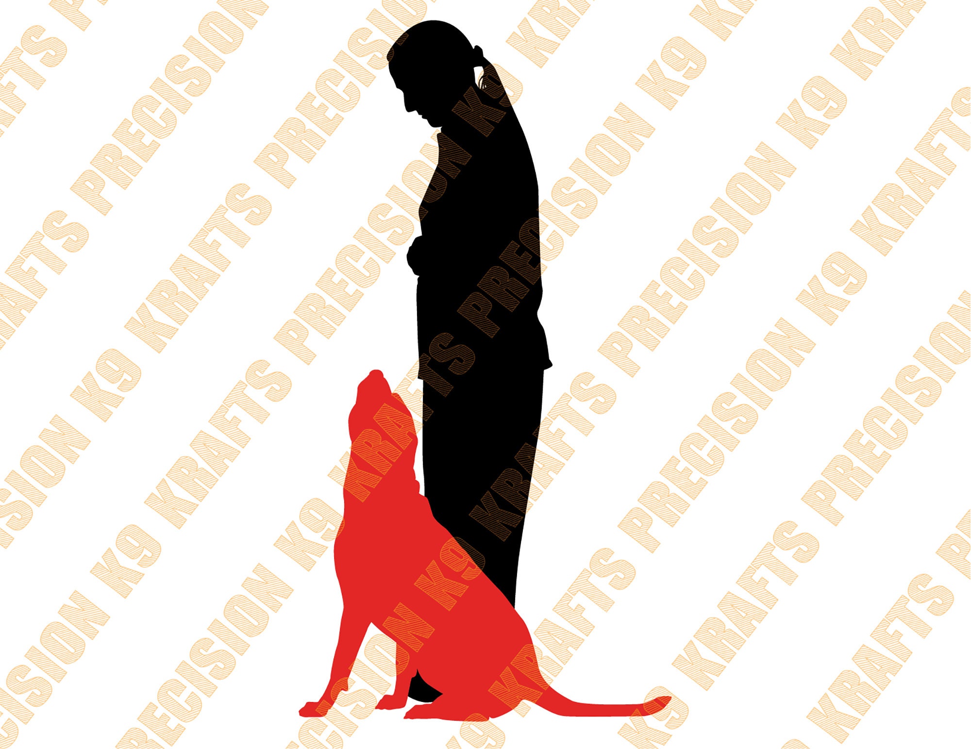 Focused Heel, Obedience, Training, EPS, SVG, DXF, Ai, Png - Etsy