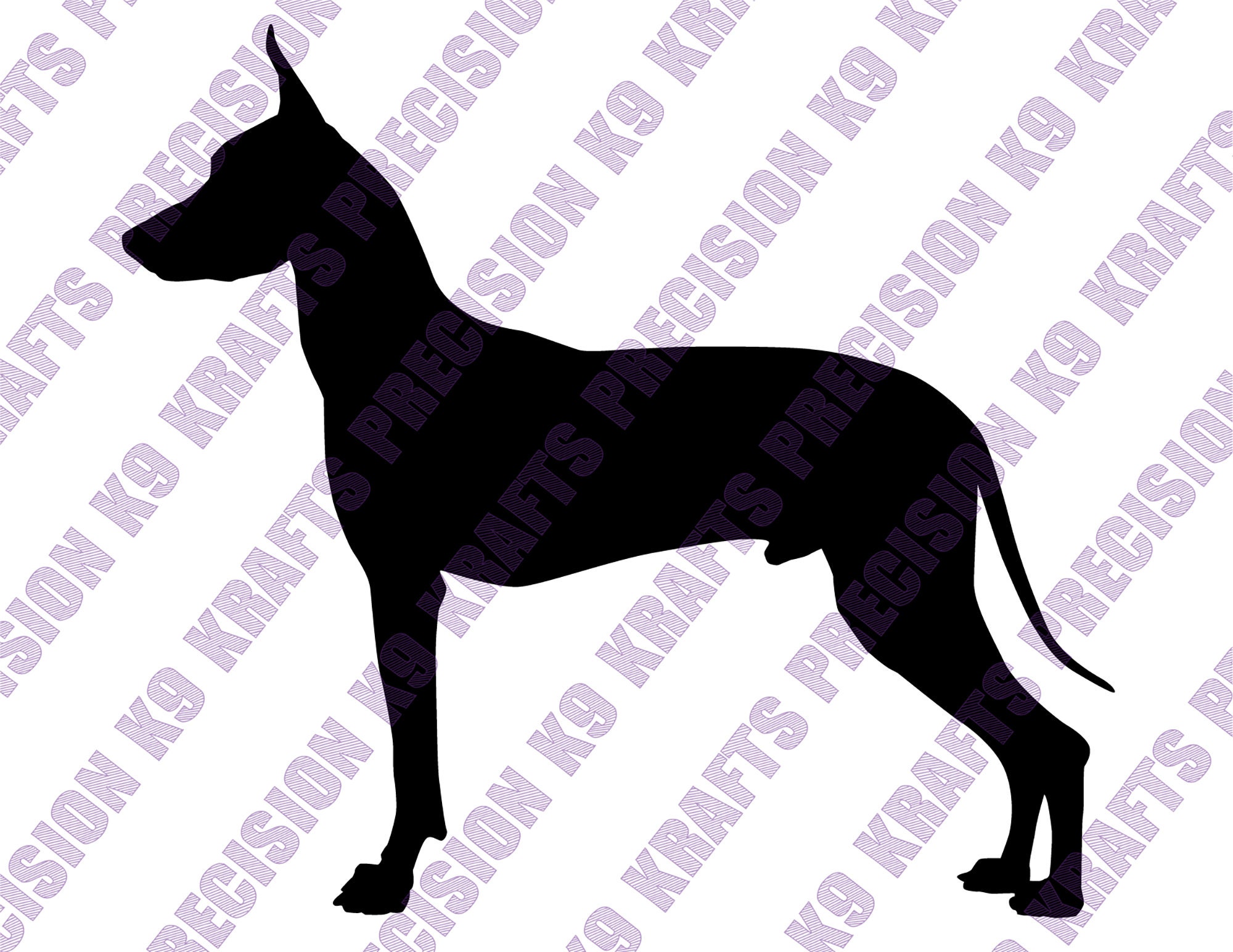 Standard Xoloitzcuintle, Xolo, Mexican Hairless Dog, Dxf, Sxg, Ai, Png ...