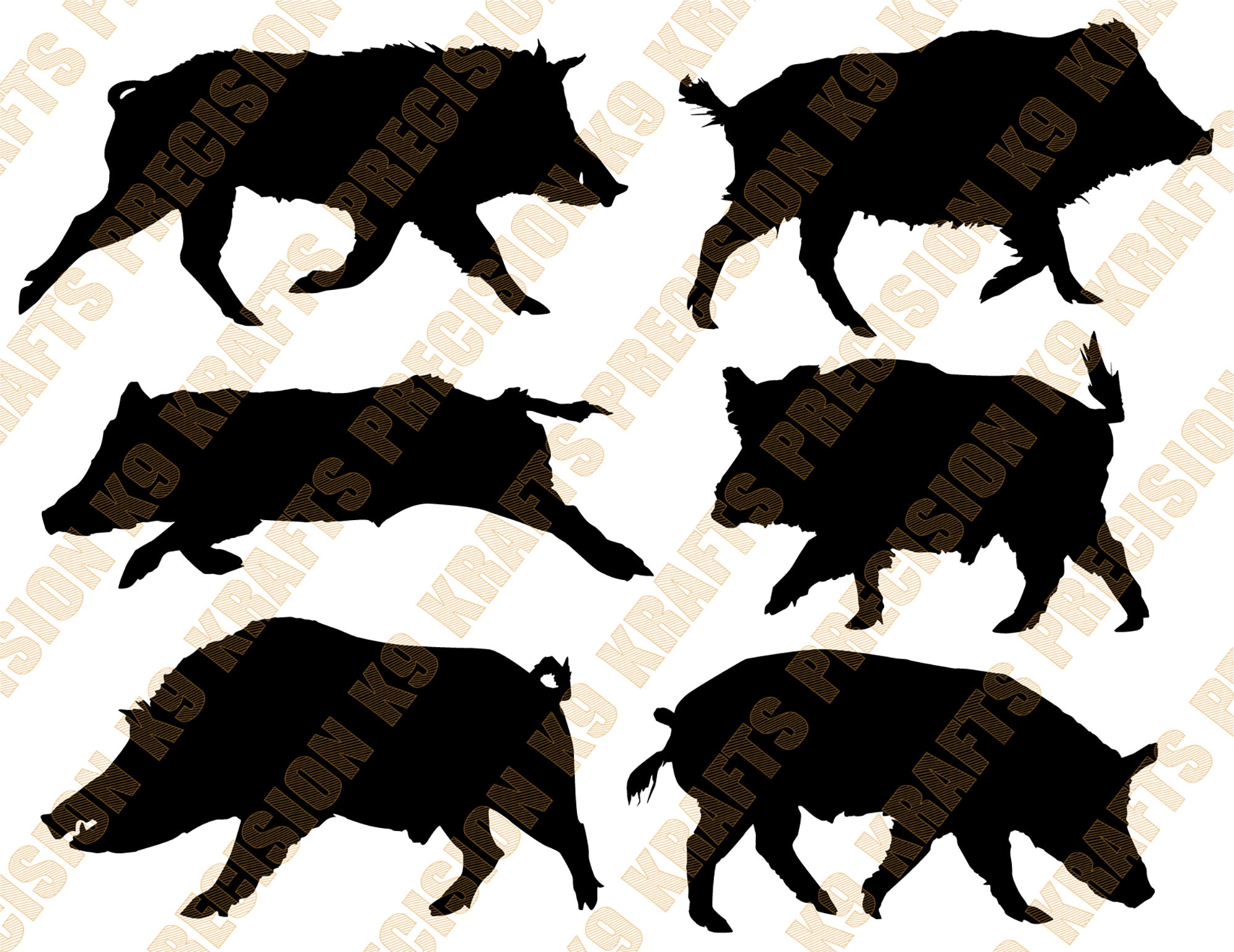 Feral Hogs, Wild Pigs, Hog Hunting, PNG, Ai, PDF, SVG - Etsy