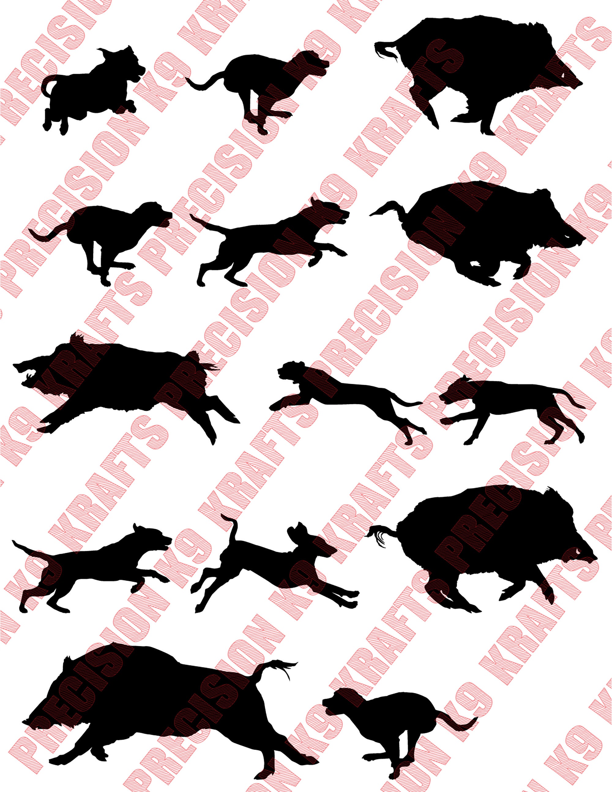Feral Hogs, Wild Pigs, Hog Hunting, Bay Dogs, Russian Boars, PNG, Ai ...