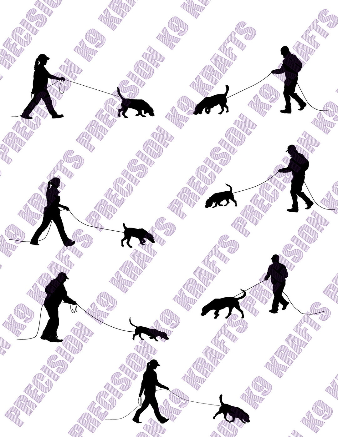Teams of Handlers and Dogs Tracking, Beagle, Jag Terrier, Daschund ...