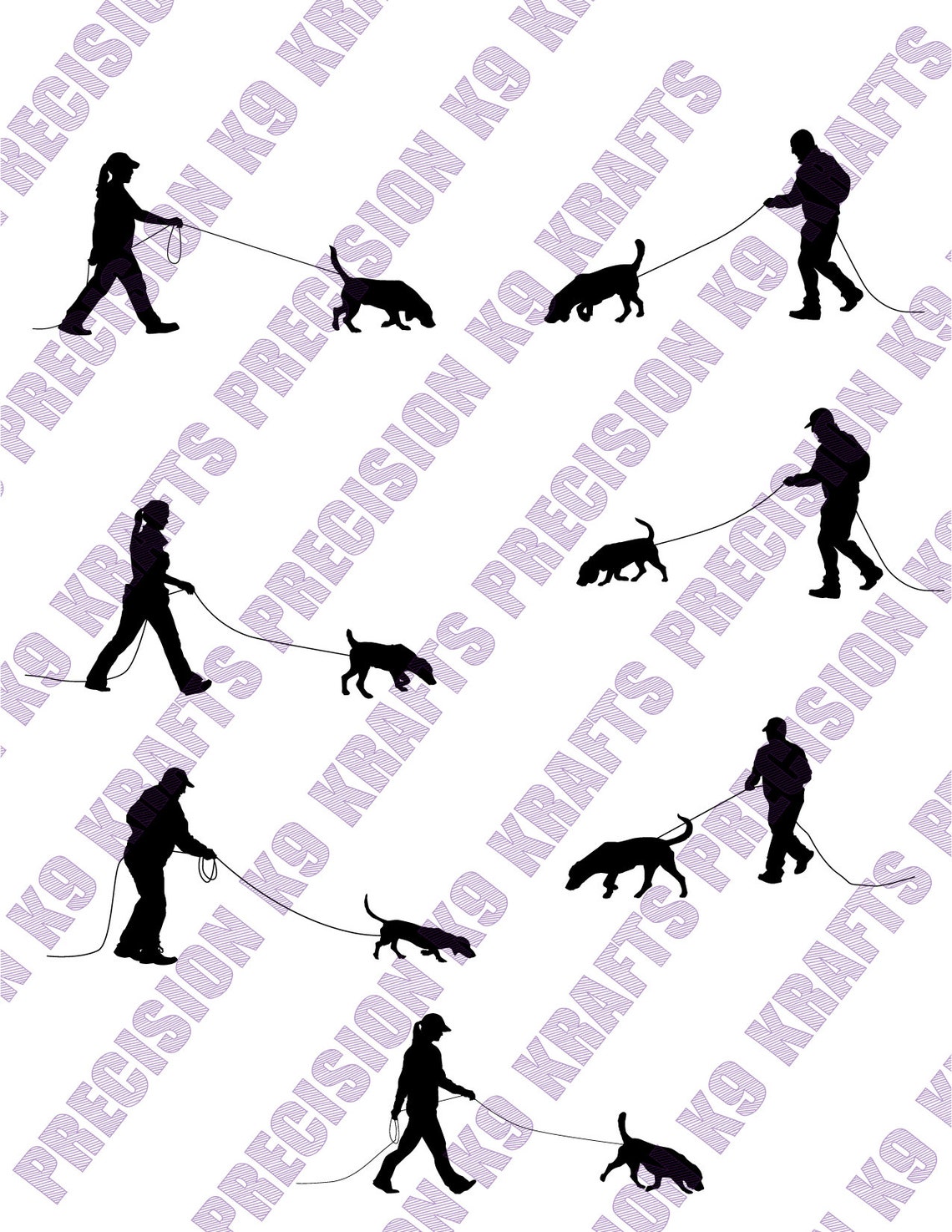 Teams of Handlers and Dogs Tracking Beagle Jag Terrier - Etsy