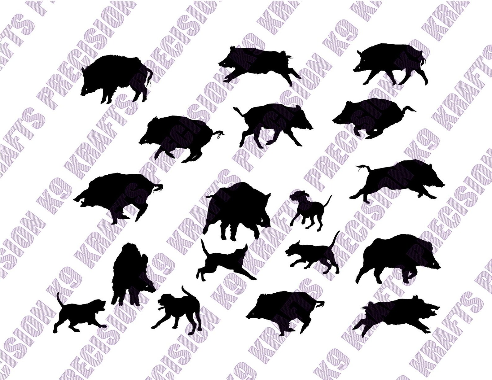 Feral Hogs, Wild Pigs, Hog Hunting, Bay Dogs, PNG, Ai, PDF, SVG ...