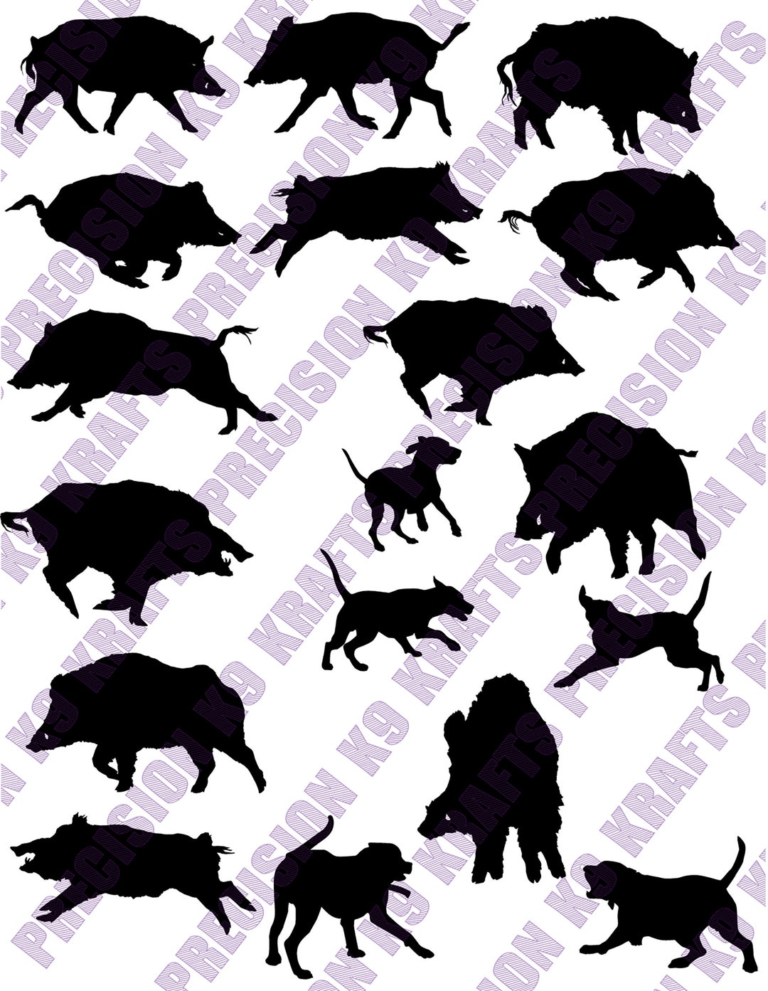 Feral Hogs, Wild Pigs, Hog Hunting, Bay Dogs, PNG, Ai, PDF, SVG ...