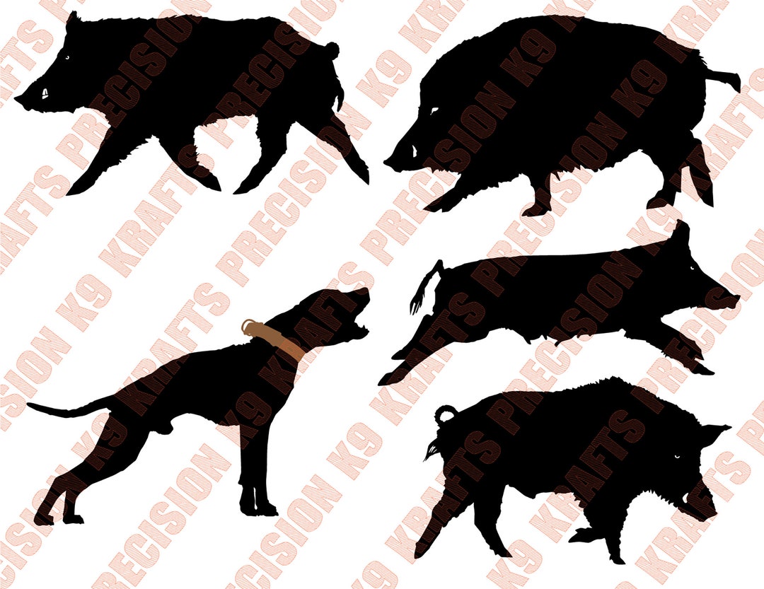 Feral Hogs, Wild Pigs, Hog Hunting, Pitbull Terrier, PNG, Ai, PDF, SVG ...