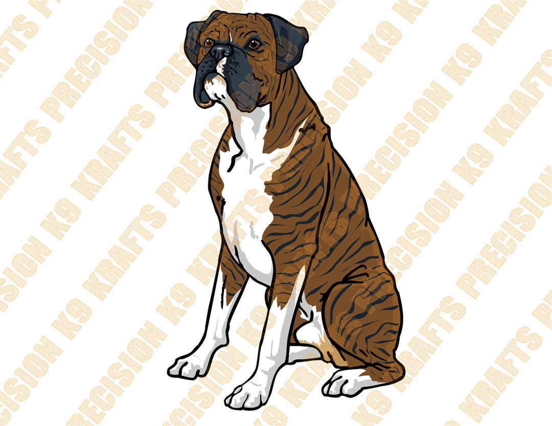 Boxer, Boxer Sit, Vector, Illustration, Clip Art, SVG, EPS, PNG, Dxf ...