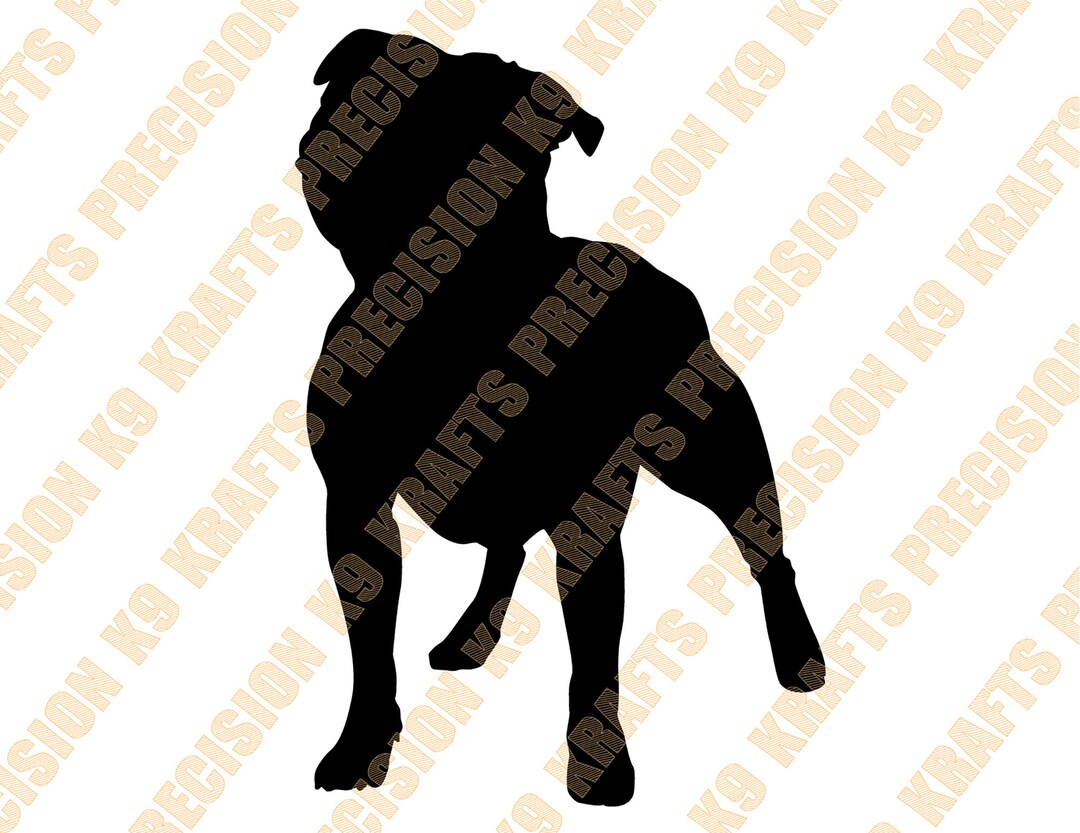Staffordshire Bull Terrier, SVG, Ai, PDF, PNG, Cut File, Vector, Clip ...