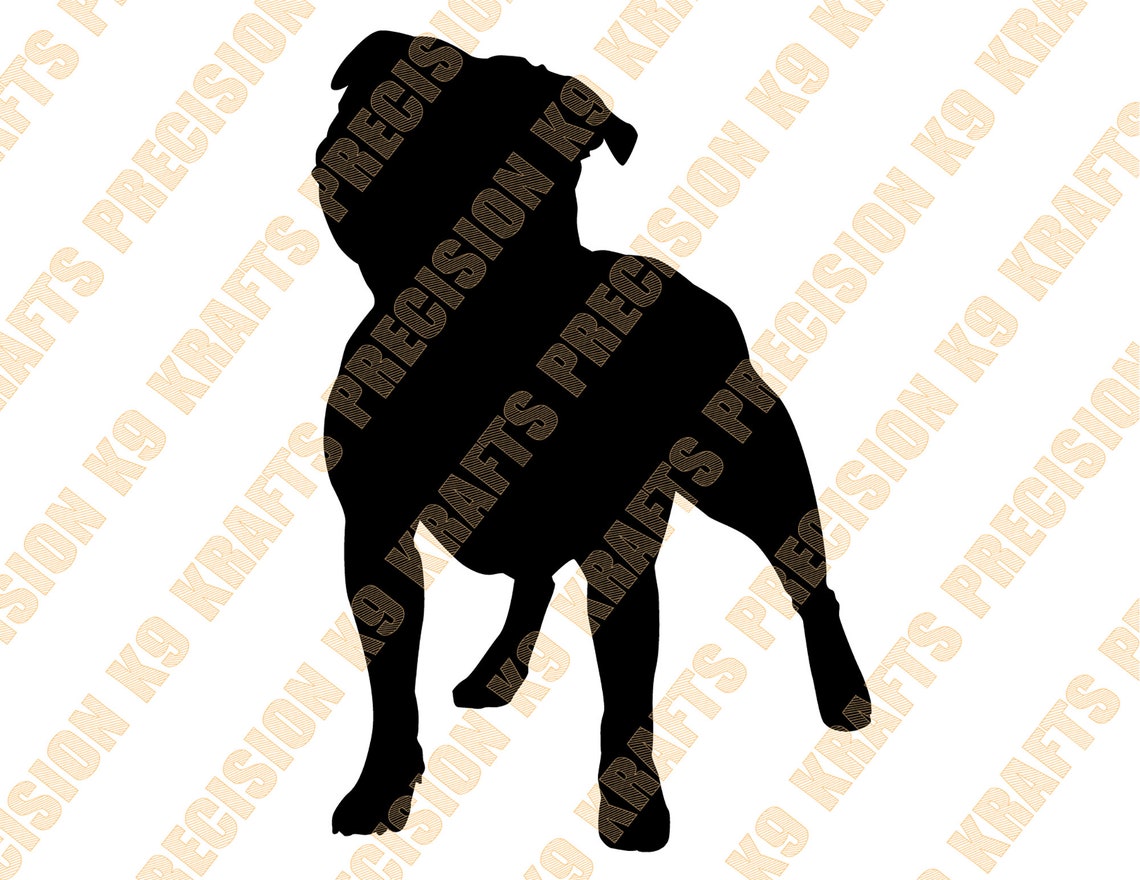 Staffordshire Bull Terrier, SVG, Ai, PDF, PNG, Cut File, Vector, Clip ...