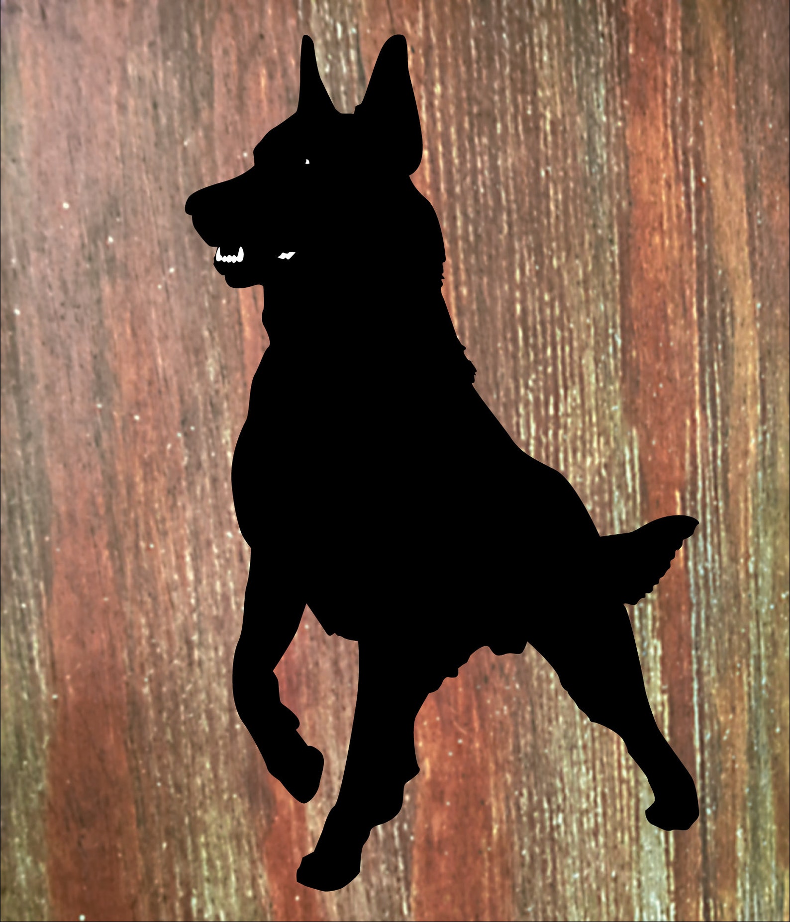 Alert German Shepherd, SVG, Cut File, PNG, Ai, PDF, Silhouette, Cricut ...