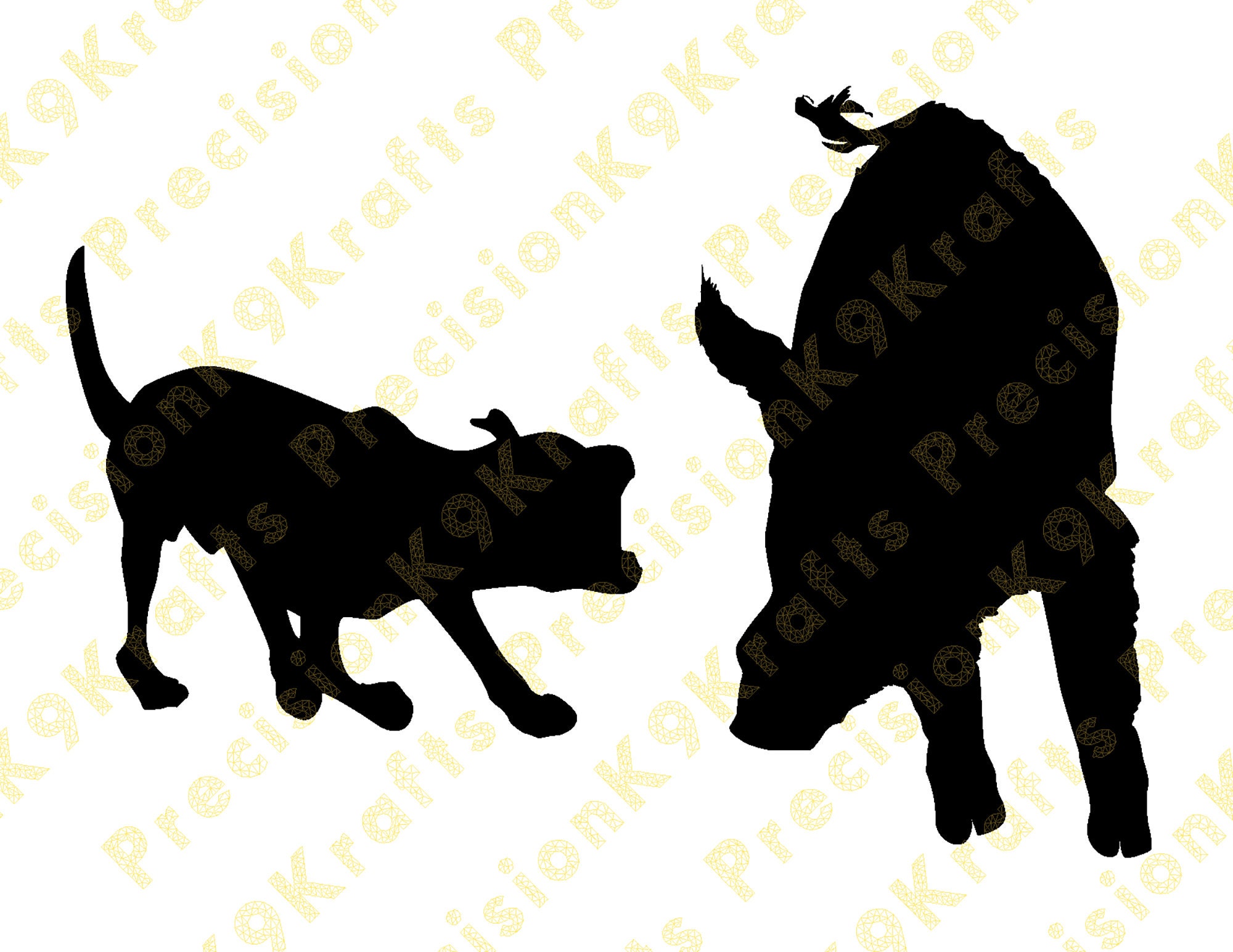 Dog Baying Hog, Dxf, Svg, Png, Ai, - Etsy