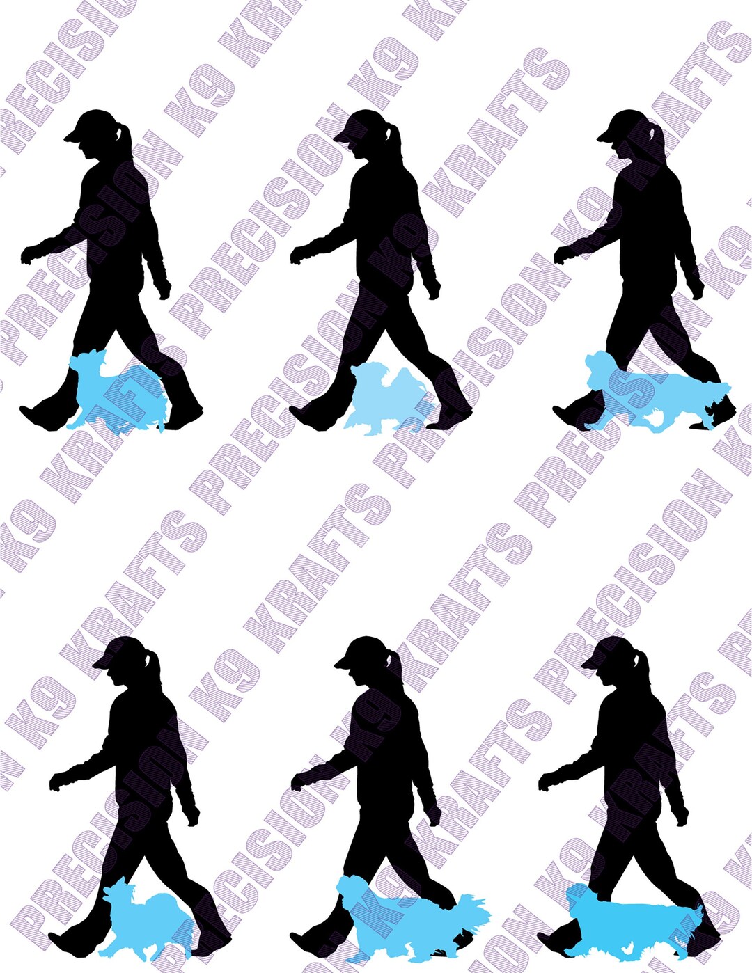 Obedience, Heeling, Dog Handler, Dog, SVG, PNG, Ai, PDF Clipart, Vector ...