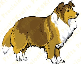 Sheltie Little Heart Window Decal Sticker J631 Shetland - Etsy