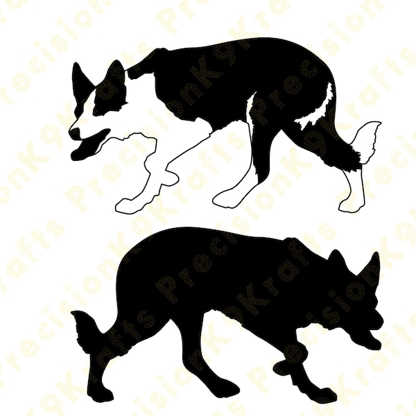 Smooth Border Collie Svg - Etsy