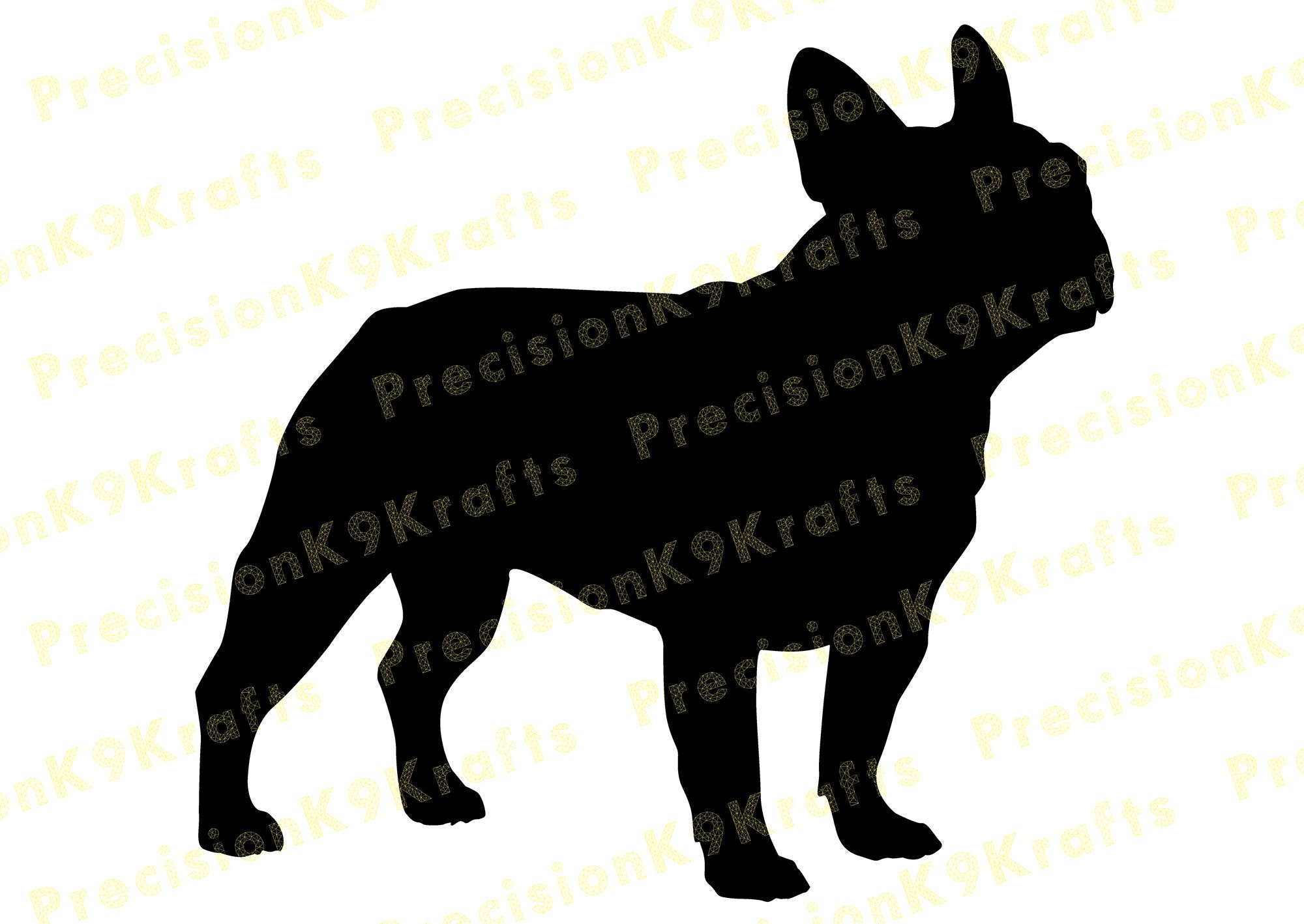 French Bulldog, Frenchie, SVG, PNG, Ai, PDF, Clipart, Vector Art, Cut ...