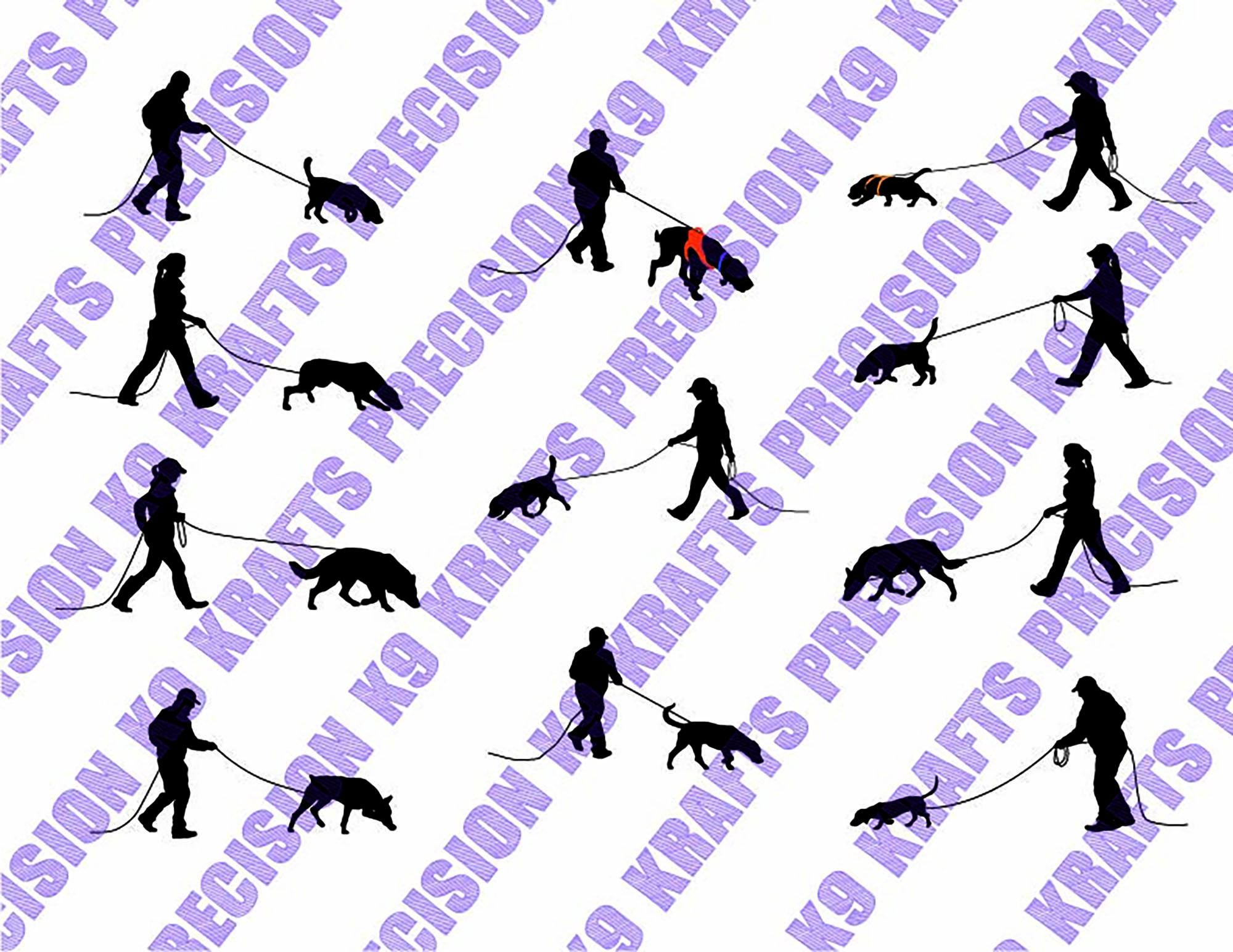 Scent Work Dog Breeds SVG Clipart: Tracking Handlers (digital Download ...
