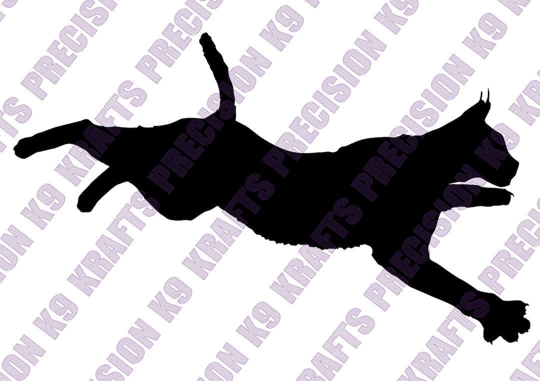 Bobcat Leaping,svg, Eps, Dxf, Ai, Png - Etsy