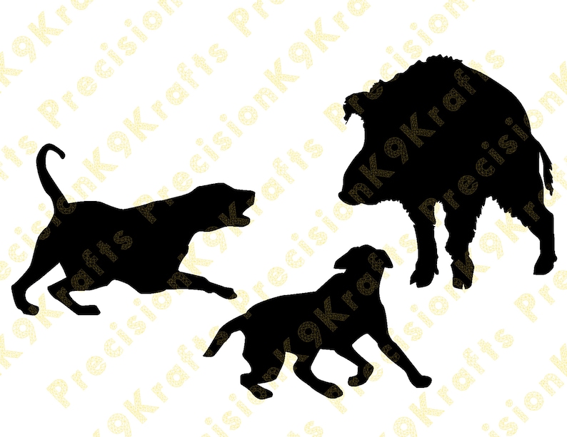 Bay Dogs and Feral Hog Wild Pig Hunting Svg - Etsy
