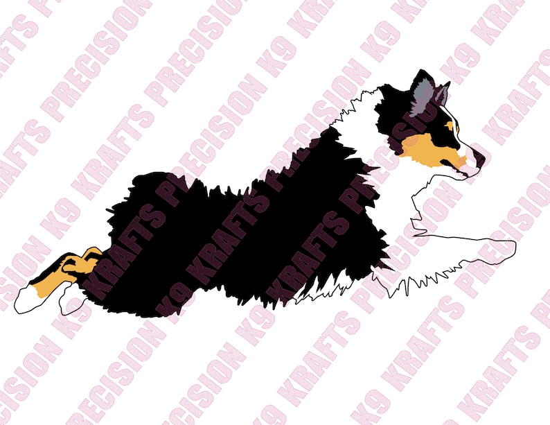 Leaping, Miniature, Australian Shepherd, SVG, Ai, PDF, PNG, Cut File - Etsy