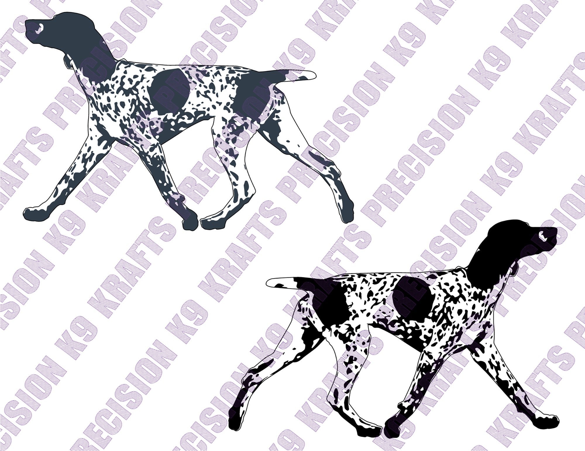 German Shorthaired Pointer, GSP, Jumping, Water Sports, Diving, SVG, - Etsy