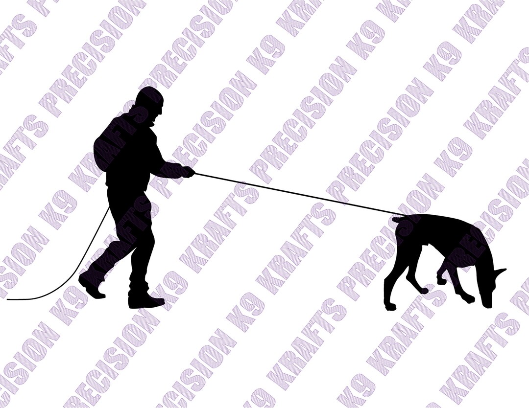 Man Tracking Doberman, Mantrailing, Tracking - Etsy