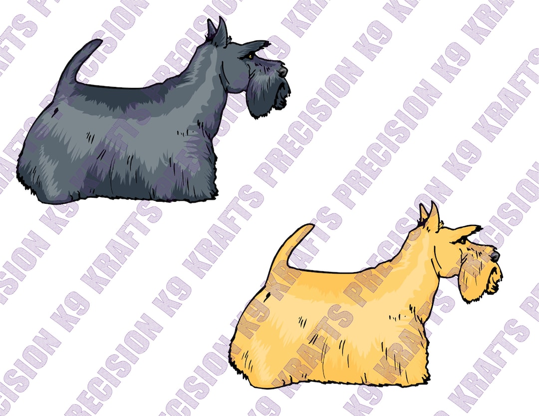 Scottish Terrier, Scottie, SVG, DXF, Eps, Ai, Png - Etsy