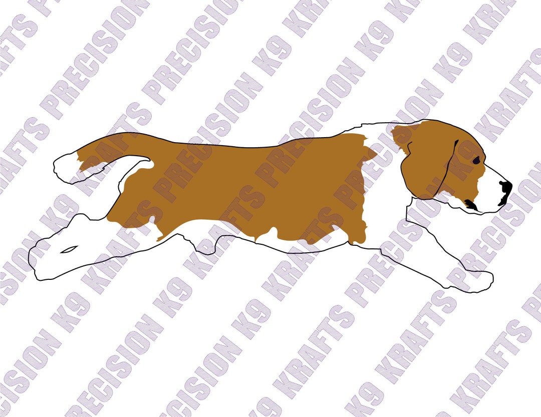 Beagle, Running, Hunting, Lure Coursing, SVG, Ai, PDF, PNG, Cut File ...