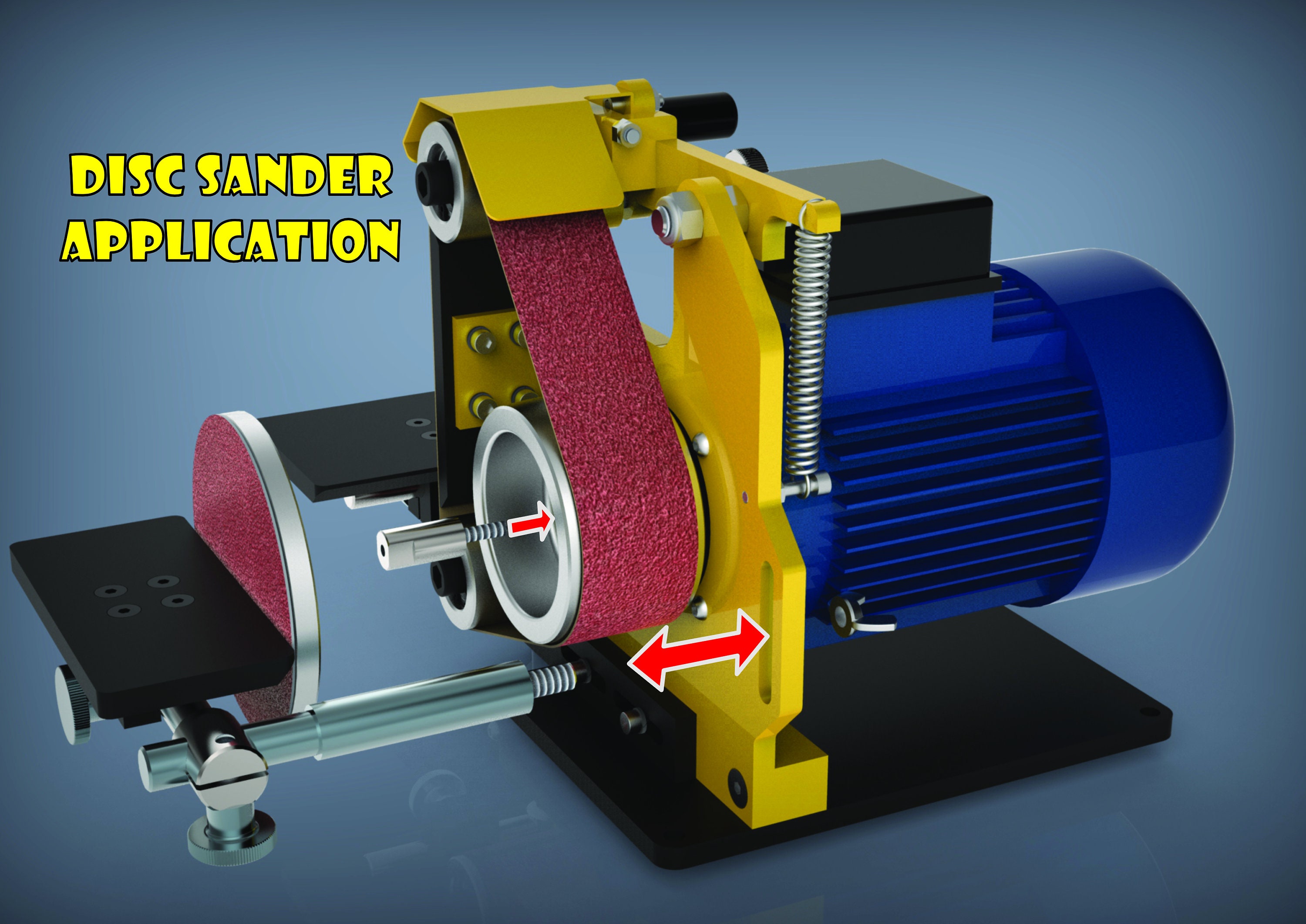 2x24'' Mini Belt Grinder Plans | PDF and DXF Files Included - Etsy