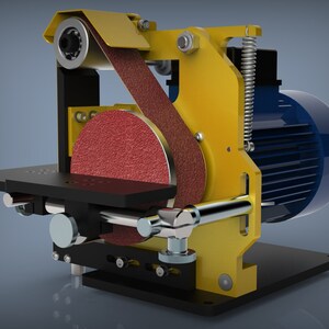 2x24'' Mini Belt Grinder Plans | PDF and DXF Files Included - Etsy