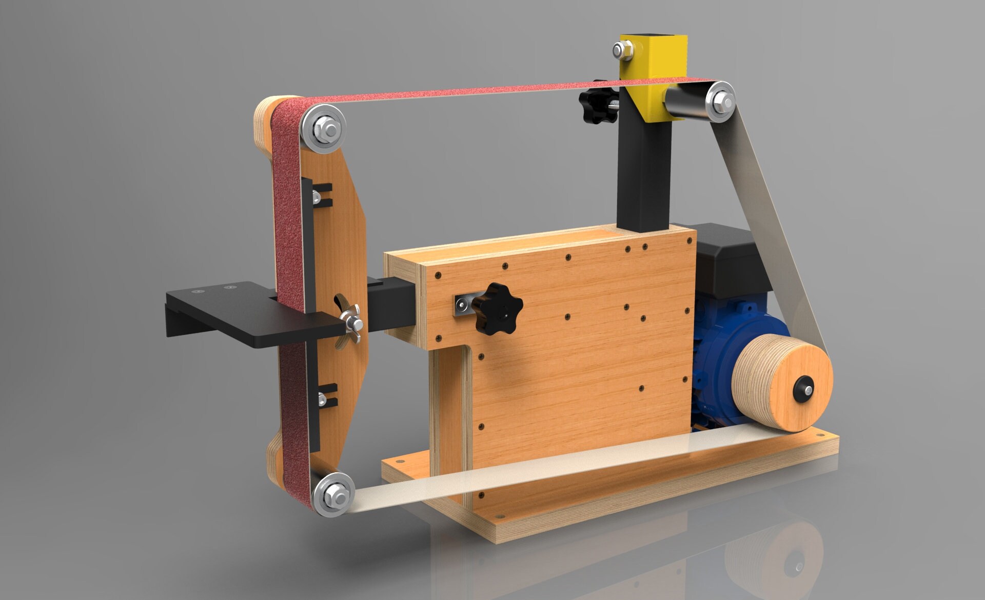 2x72 Belt Grinder Plans PDF And DXF Files Included DIY With Home