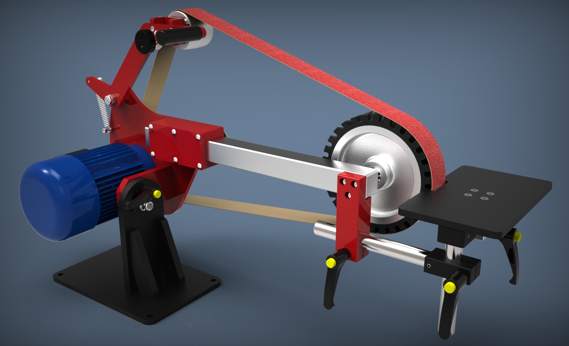 2x72'' Tilting Belt Grinder Plans PDF and DXF Files - Etsy