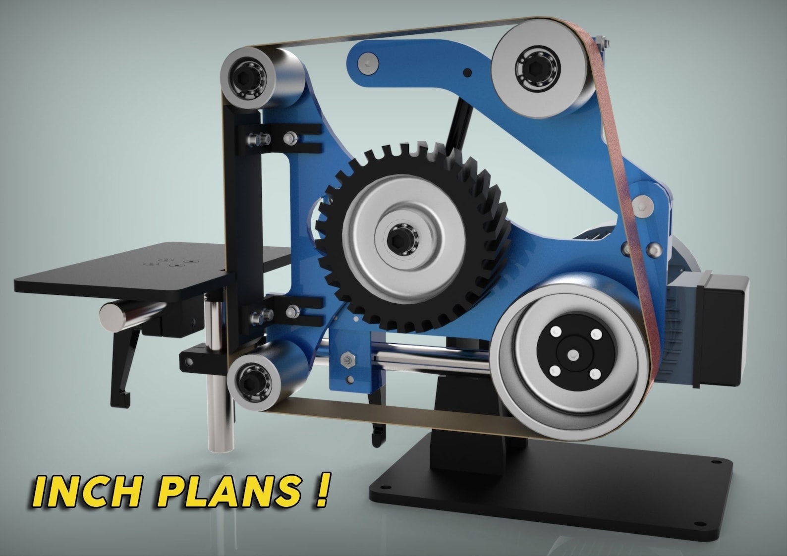 2x48'' Tilting Belt Grinder Plans | PDF and DXF Files Included - Inch ...