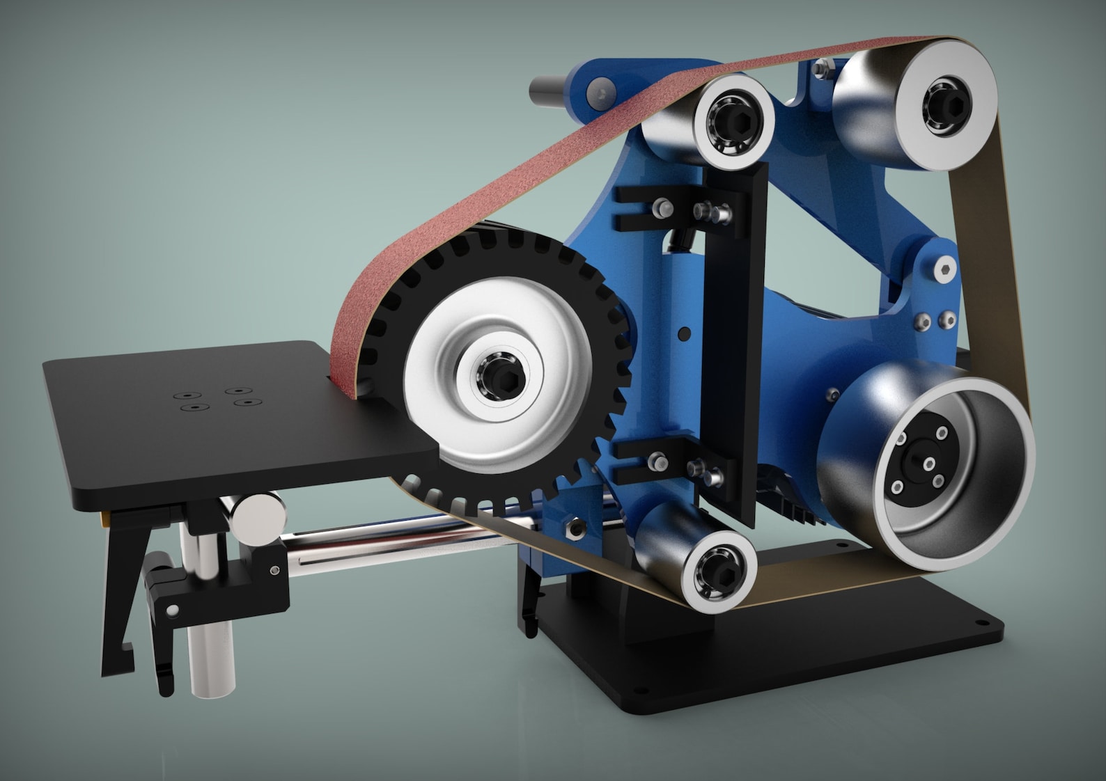2x48'' Tilting Belt Grinder Plans | PDF and DXF Files Included - Inch ...