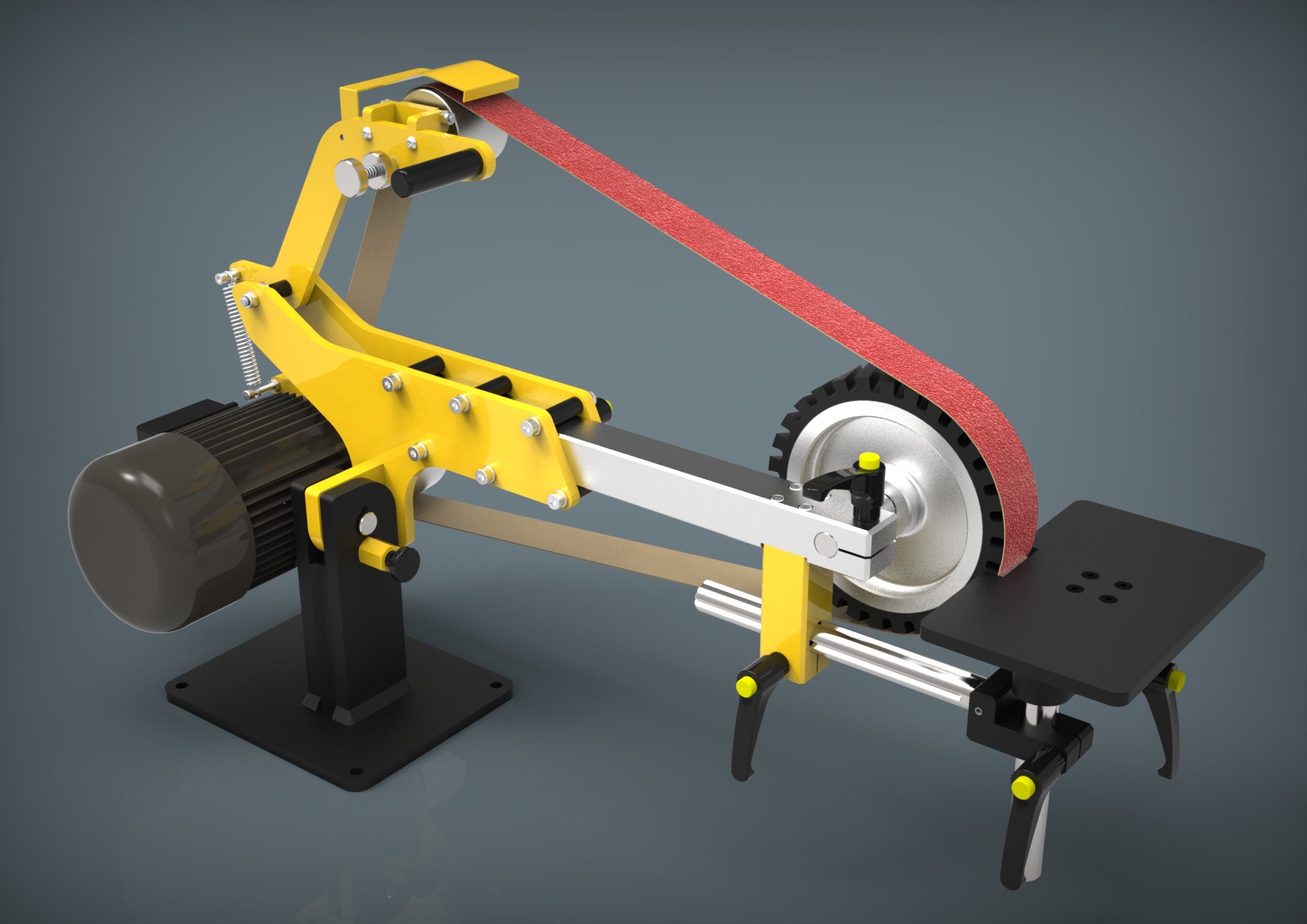 2x72'' Tilting Belt Grinder Plans | PDF and DXF Files Included - Etsy