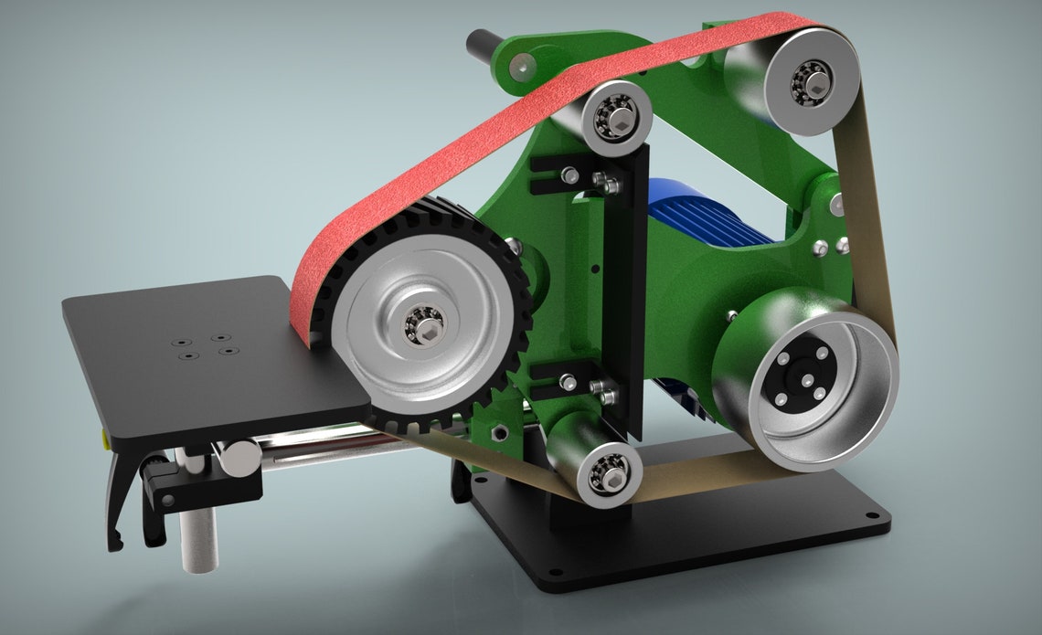 2x48'' Tilting Belt Grinder Plans | PDF and DXF Files Included - Etsy