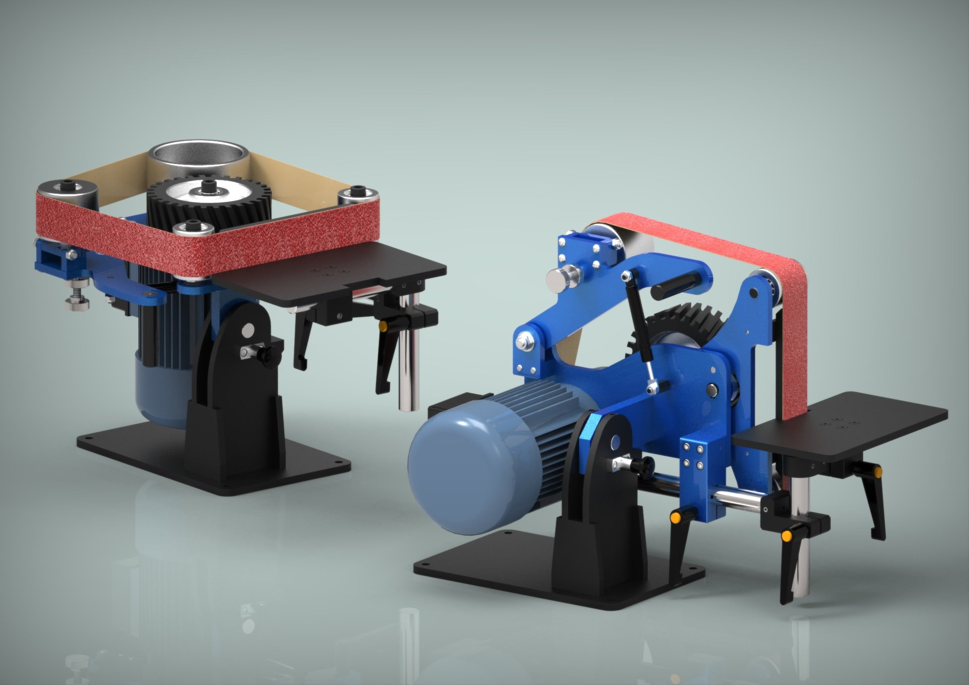 2x48'' Tilting Belt Grinder Plans | PDF and DXF Files Included - Inch ...