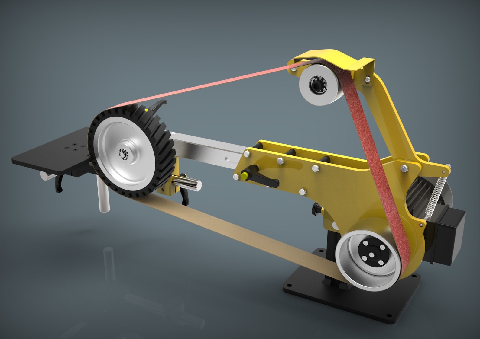 2x72'' Tilting Belt Grinder Plans | PDF and DXF Files Included - Etsy