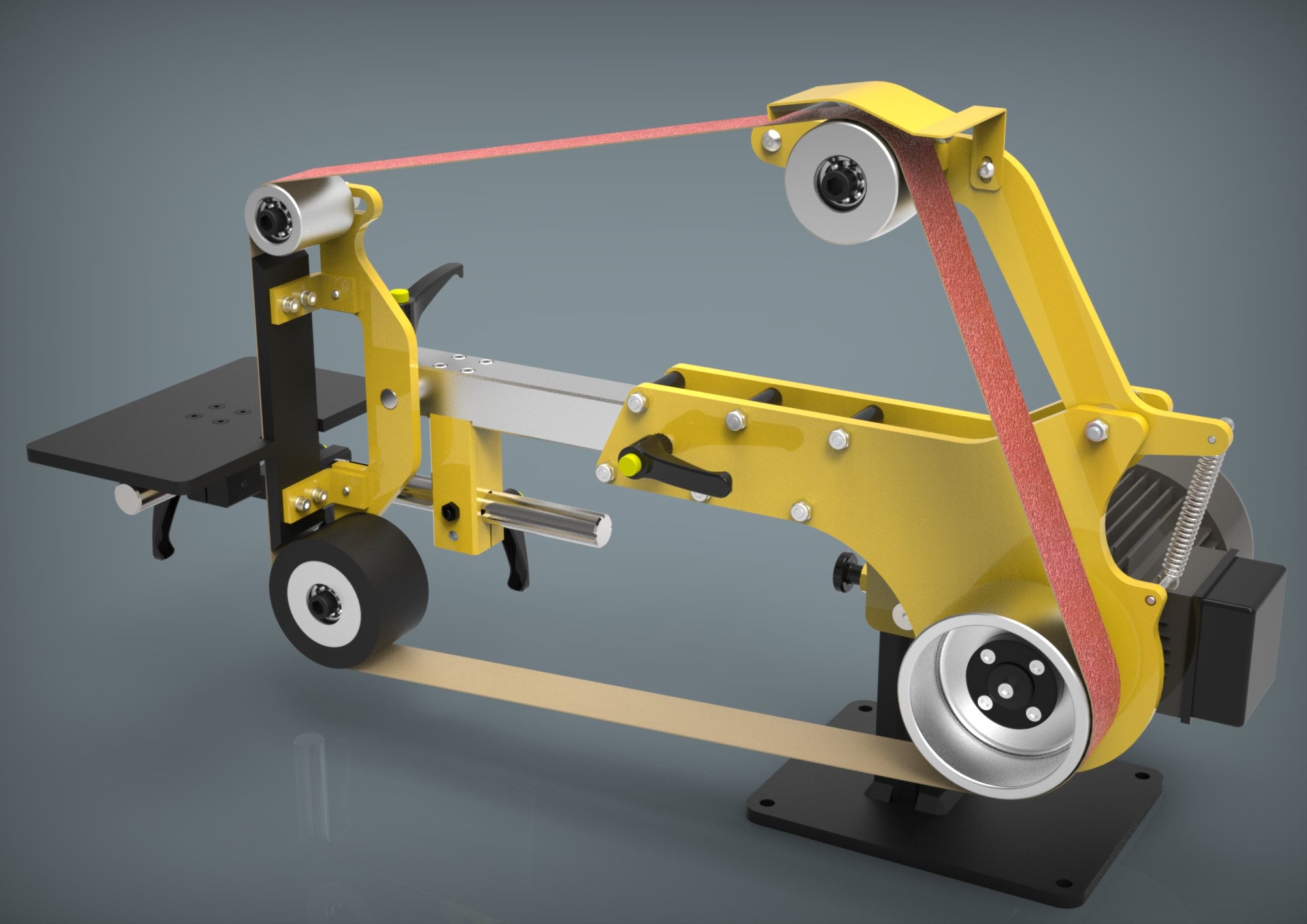 2x72'' Tilting Belt Grinder Plans | PDF and DXF Files Included - Etsy